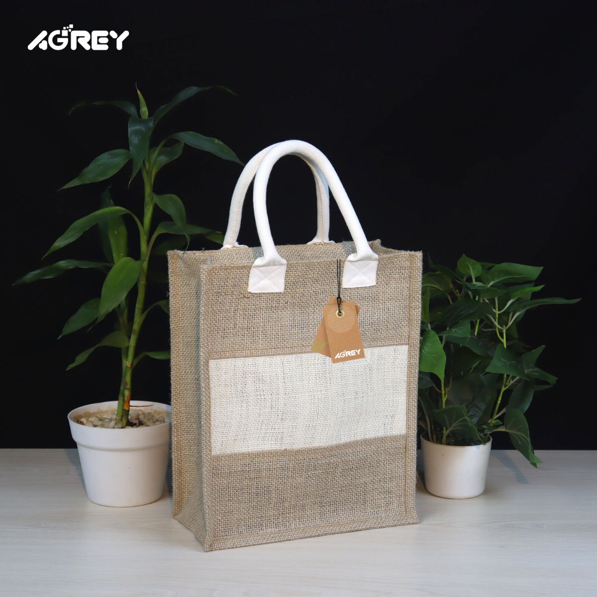 Jute Shopping Bag - Agrey Hometex & Handicraft