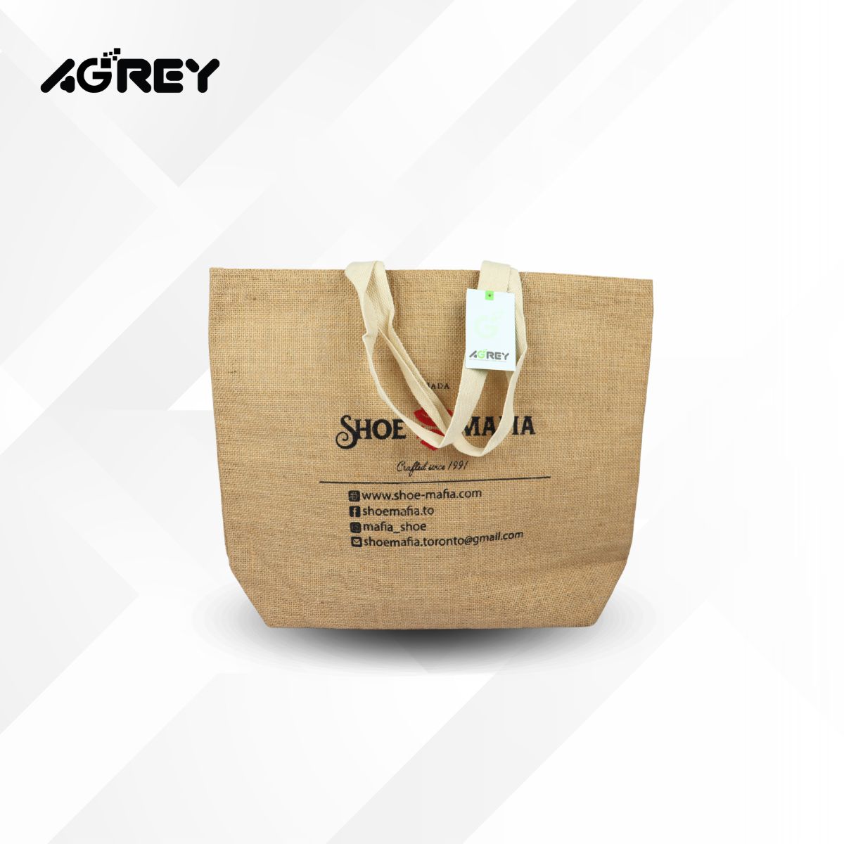 Jute Shopping Bag - Agrey Hometex & Handicraft