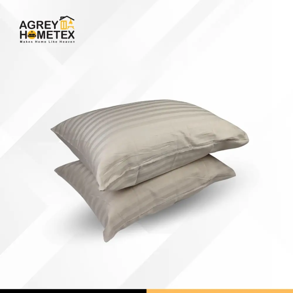 Premium Head Pillow Cover Set of 2 - Agrey Hometex & Handicraft