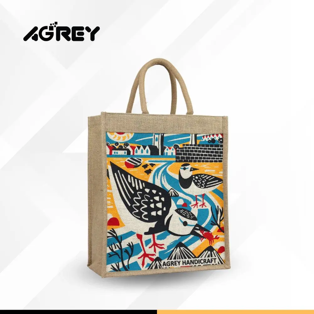 Jute Shopping Bag - Agrey Hometex & Handicraft