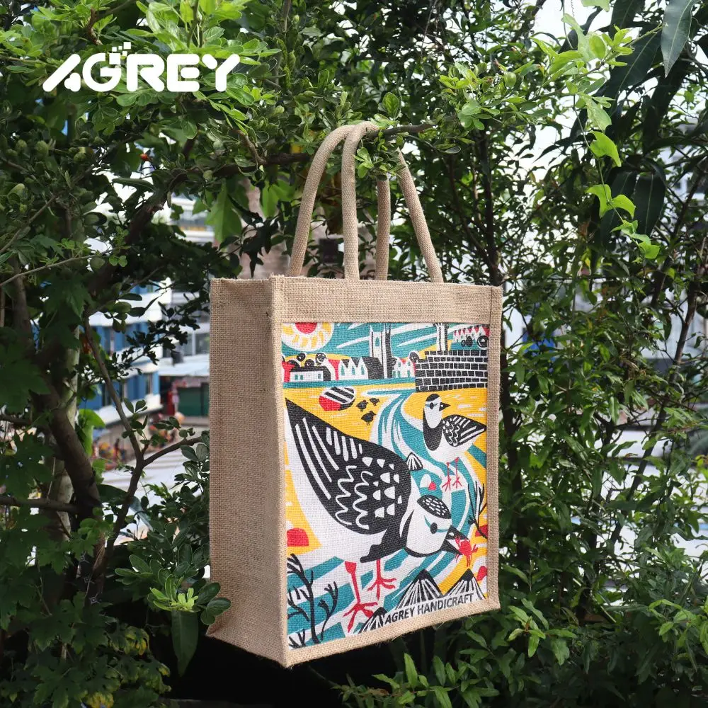 Jute Shopping Bag - Agrey Hometex & Handicraft