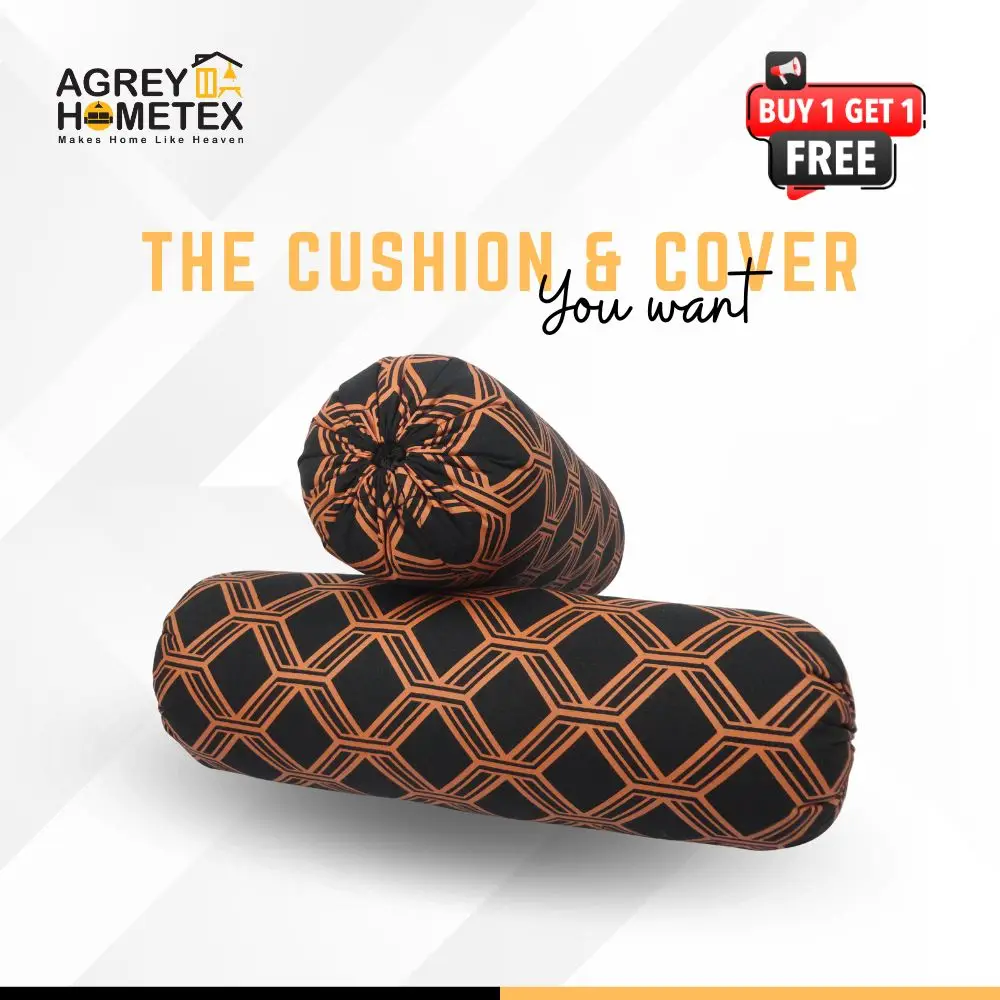 Side Cushion with Cover - Agrey Hometex & Handicraft