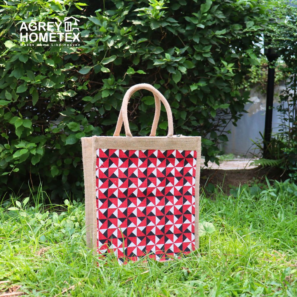 Jute Shopping Tote Bag - Agrey Hometex & Handicraft