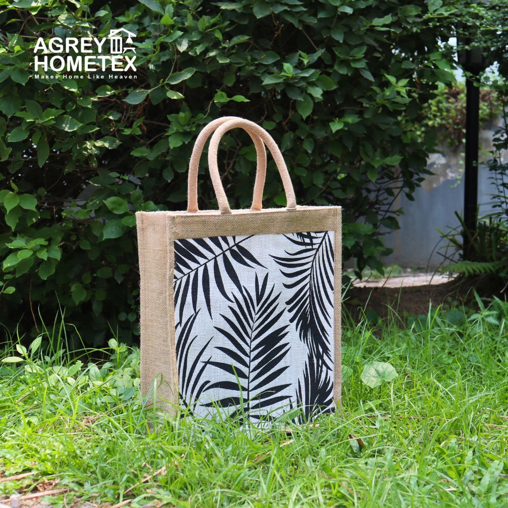 Jute Shopping Tote Bag - Agrey Hometex & Handicraft