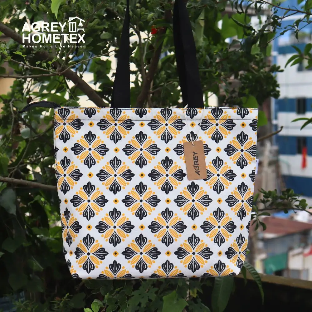 Canvas Tote Bag - Agrey Hometex & Handicraft
