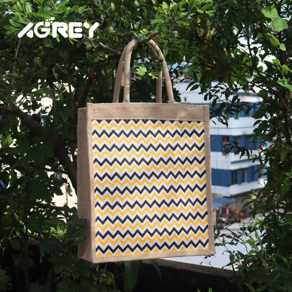 Jute Shopping Tote Bag - Agrey Hometex & Handicraft